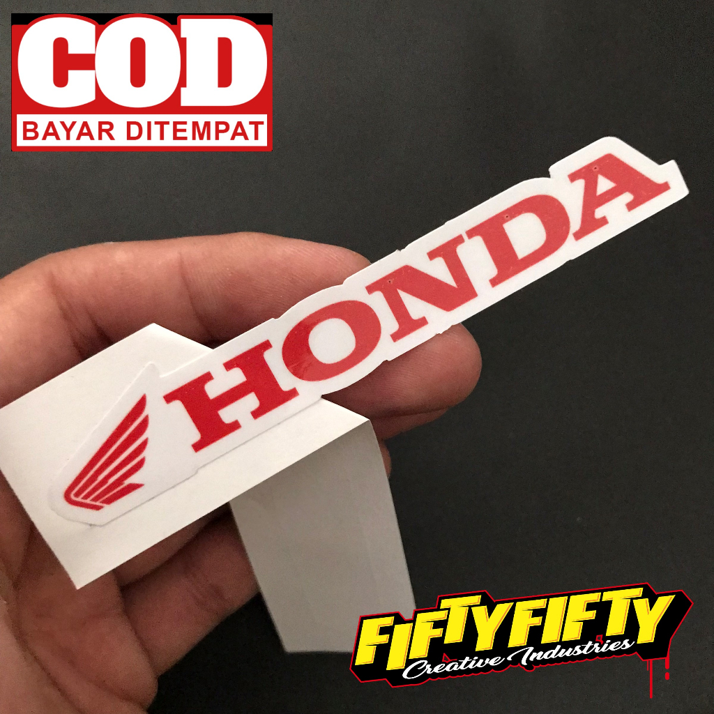 HONDA Print Cut Stickers Glossy Lamination Printing Stickers Motorcycle ...