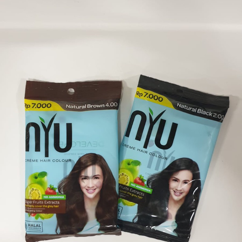 Nyu hair color sachet hair dye sachet hair dye | Shopee Malaysia