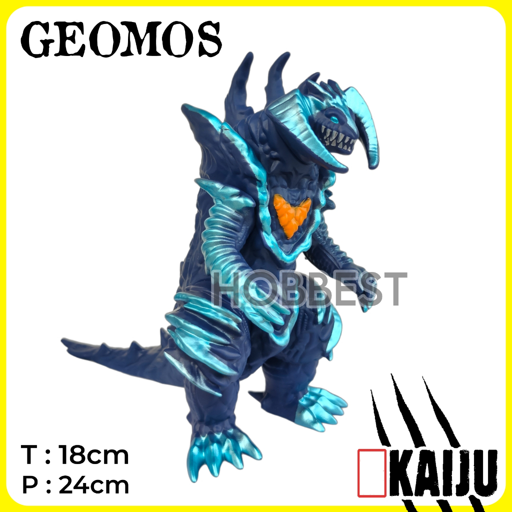 Geomos - Godzilla Kaiju Action Figure Miniature Display Toy Monster ...
