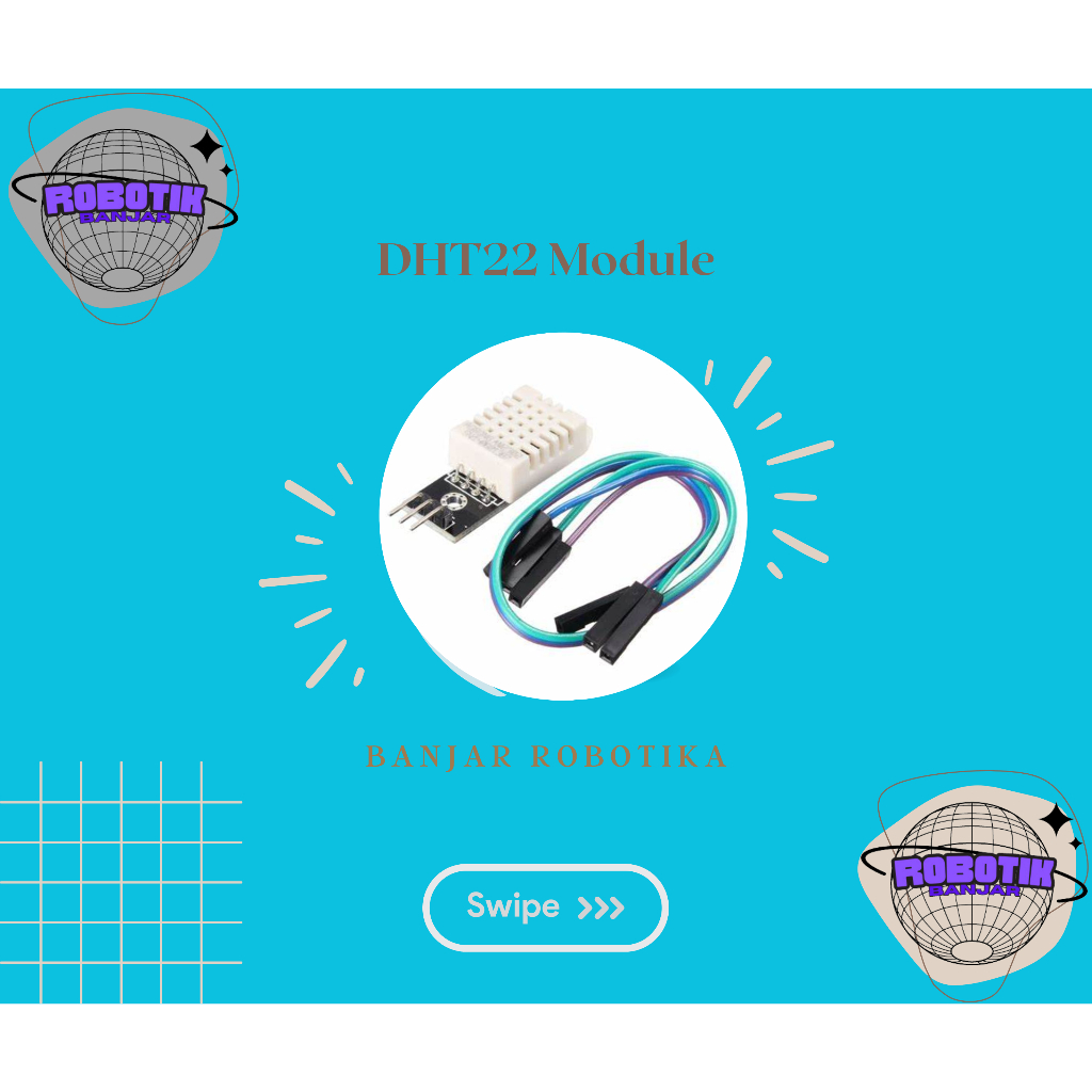 Temperature and Humidity Sensor Module DHT22 DHT 22 DHT-22 - Arduino ...