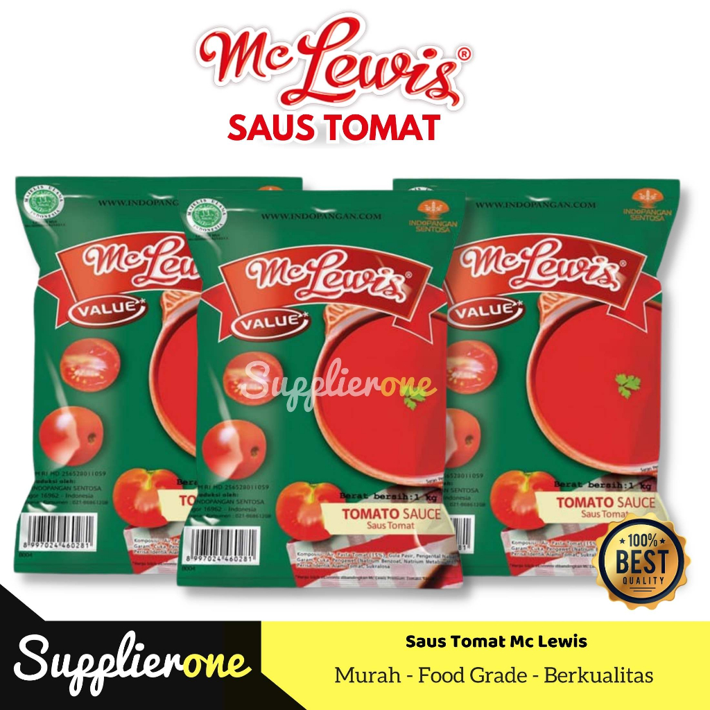 Mc Lewis Tomato Sauce/Tomato Sauce 500gr/Mc Lewis Sauce | Shopee Malaysia