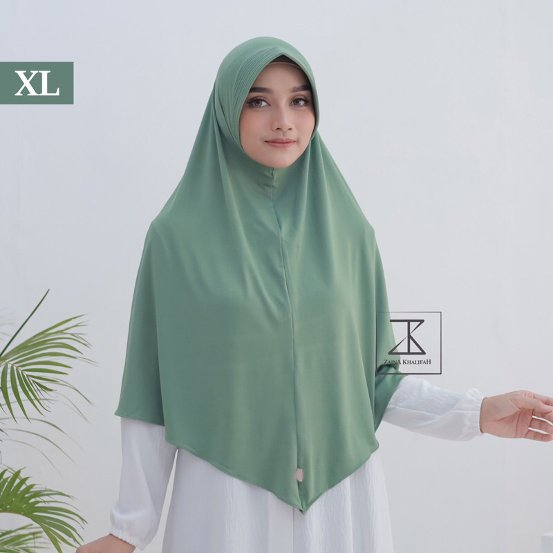 Bergo Jersey Pad XL Jumbo Instant Hijab Instant Hijab/Bergo Circular ...