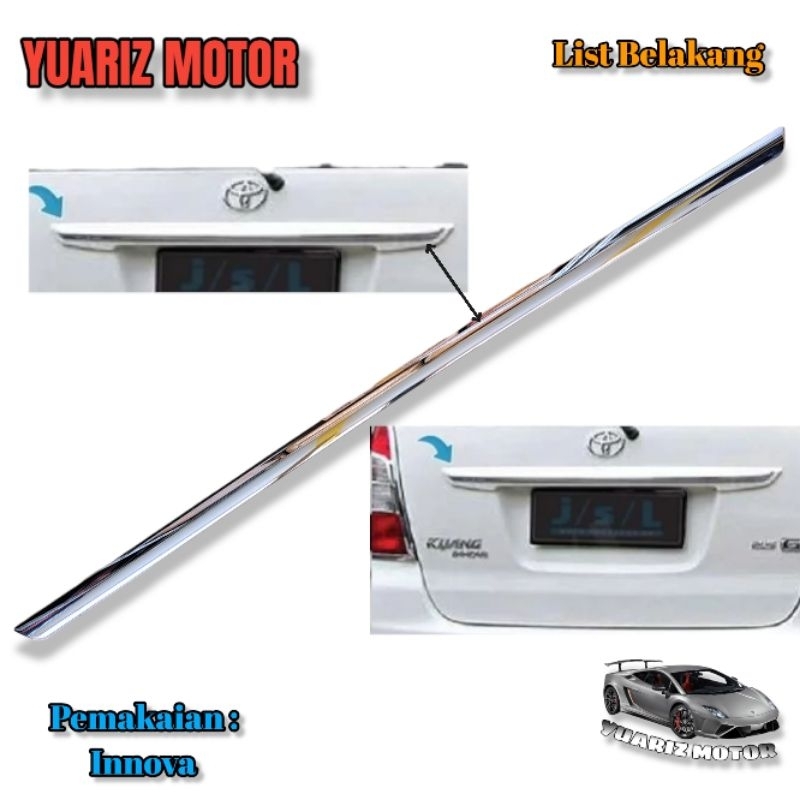 Original 2012 Innova rear Trunk Trunk Trunk Trunk trim / Original ...