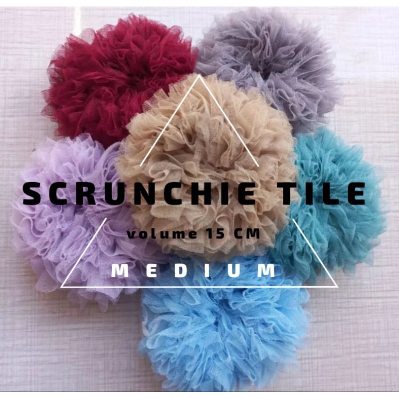 Brocade TILE MEDIUM/SCRUNCHIE TULLE VOLUME 15-17 CM | Shopee Malaysia