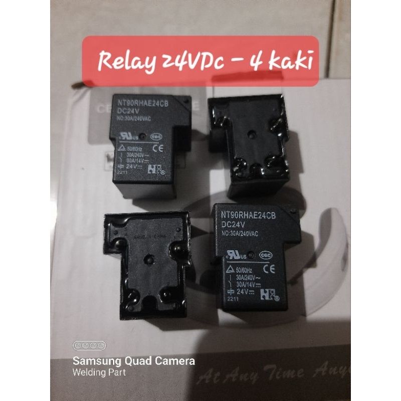 MESIN Relay 24v 4 30A pin 24vdc 4 feet ORIGINAL Welding machine ...