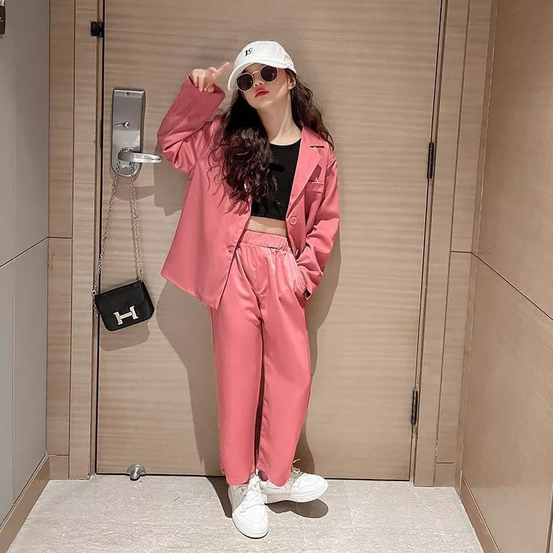 Girls Suits 3in1 blazer And Trousers-babys 3in1 | Shopee Malaysia