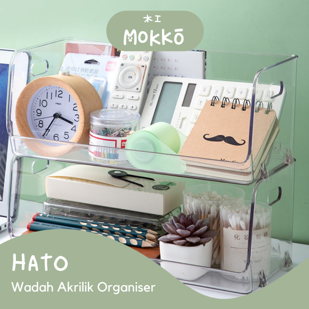 Mokko - HATO Aesthetic Dressing Table Storage Minimalist Cosmetic Rack ...