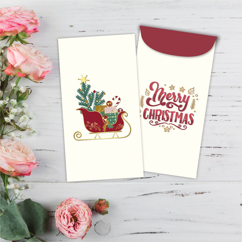 Angpao Christmas Envelope Christmas Hongbao Christmas Envelope Angpau ...