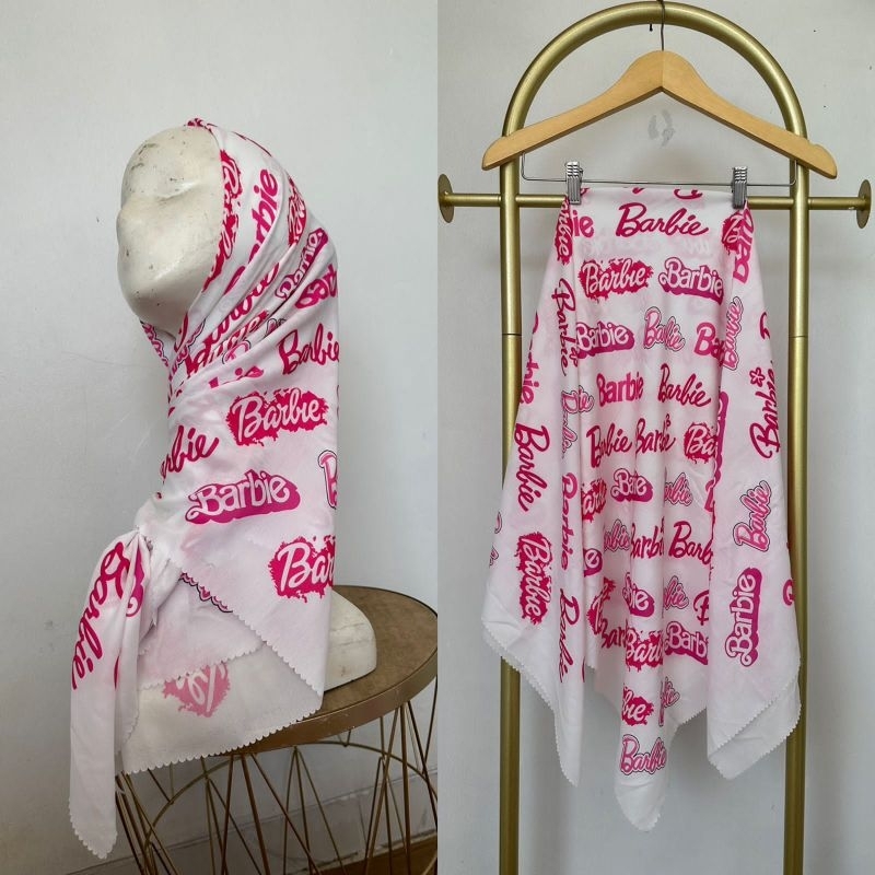 Barbie MOTIF Quadrilateral HIJAB, The Latest BARBIE MOTIF HIJAB ...