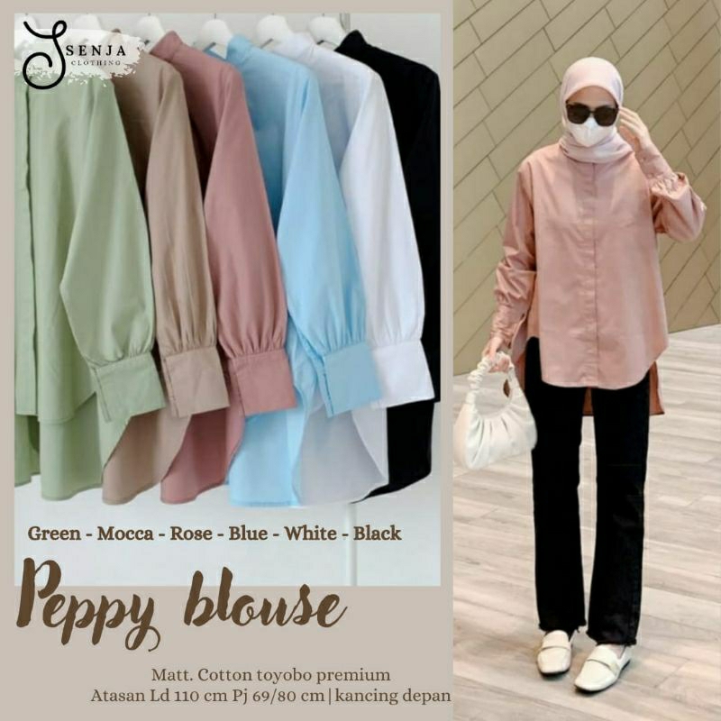 Peppy Blouse Daily Premium Toyobo Material Teenage Women's Clothing ...