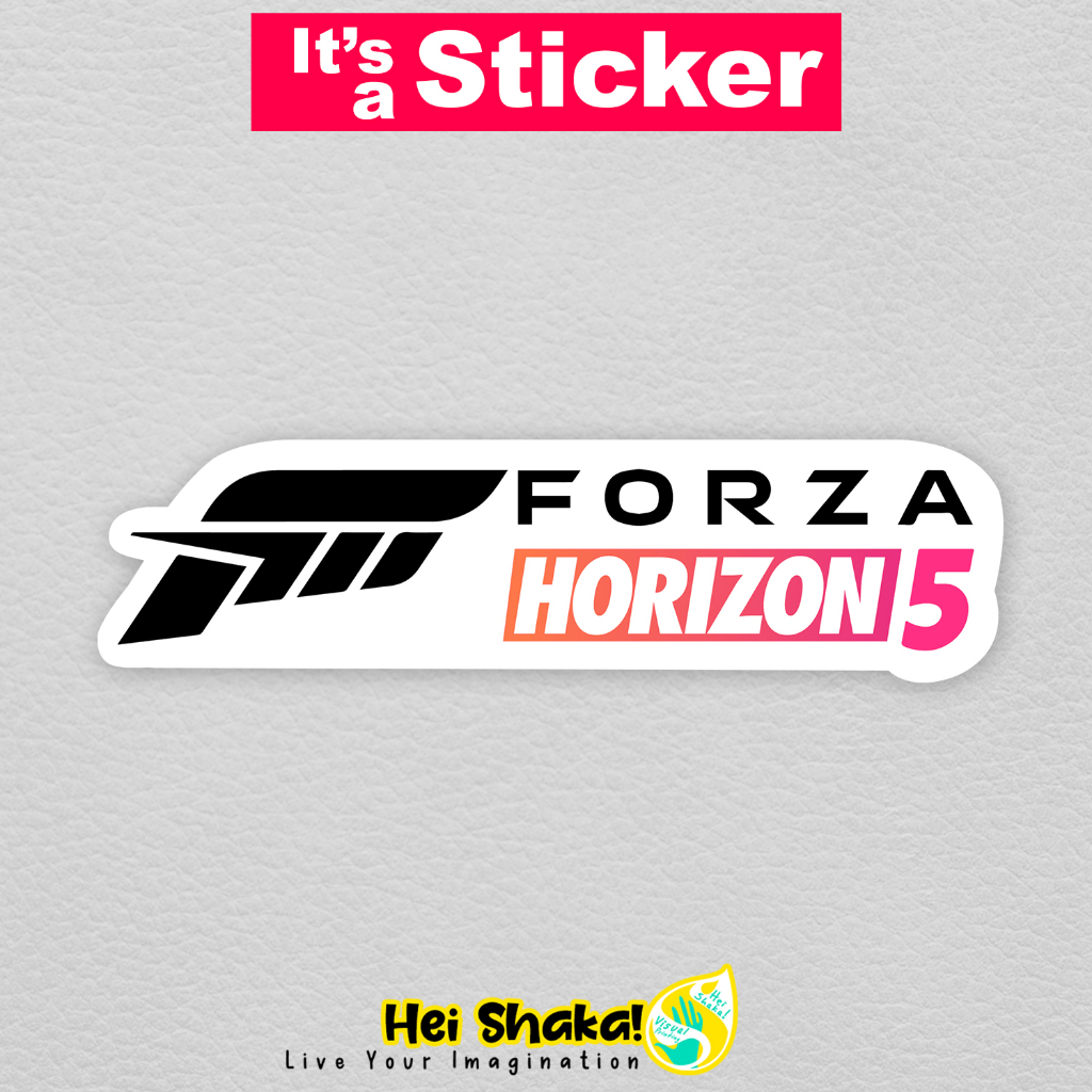 Heishaka Forza Horizon 5 Sticker Waterproof Vinyl Game Racing Sticker ...