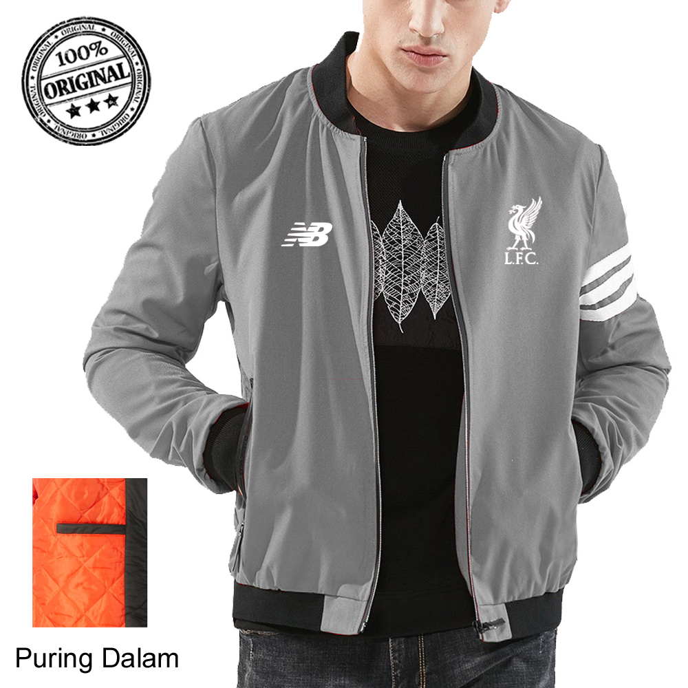 Men's bomber jacket liverpool original logo/premium Thick varsity ...