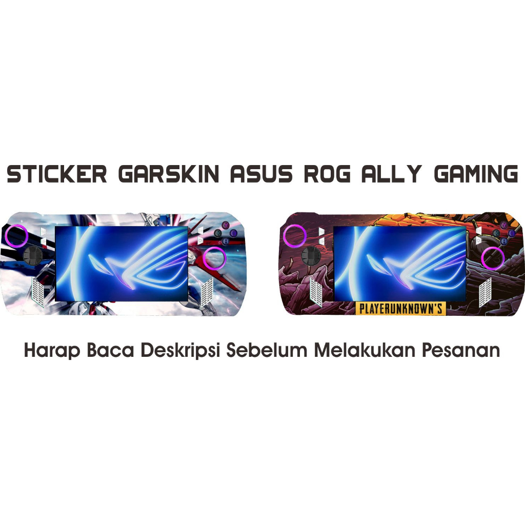 Garskin Sticker Asus ROG ally gaming Sticker ROG ally gaming | Shopee ...