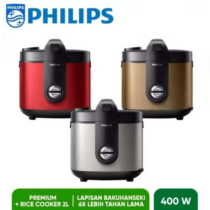 Magic Com / Rice Cooker PHILIPS 2L 400 Watt Analog Rice Cooker HD 3138 ...