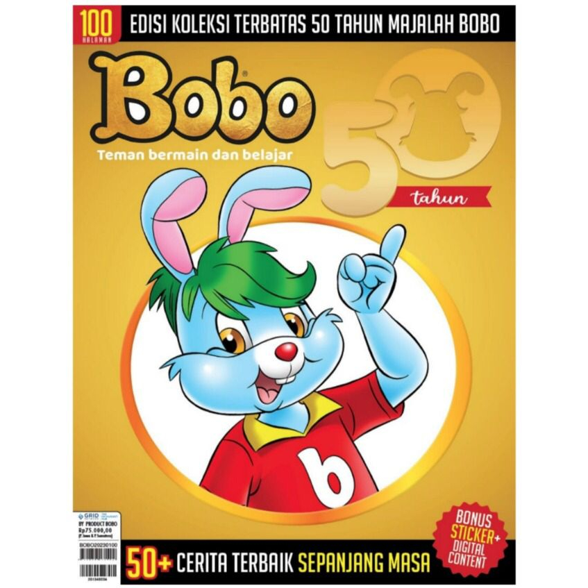 | Bobo Magazine Special Edition 50th | Ready BOBO Magazine 50th Edition (Friends Play And Learn ...