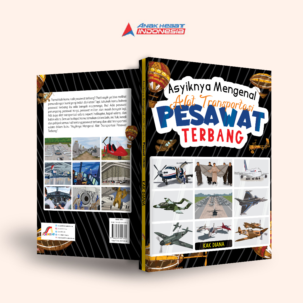 Fun Book Knowing Airplane Transport Equipment | Shopee Malaysia