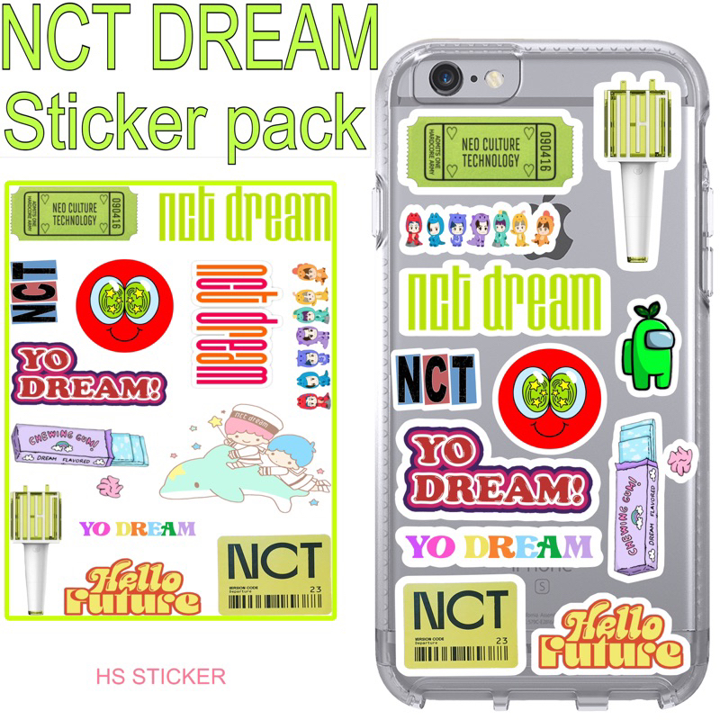 Nct Dream Sticker (Cut) Waterproof / NCT Dream kpop Sticker | Shopee ...