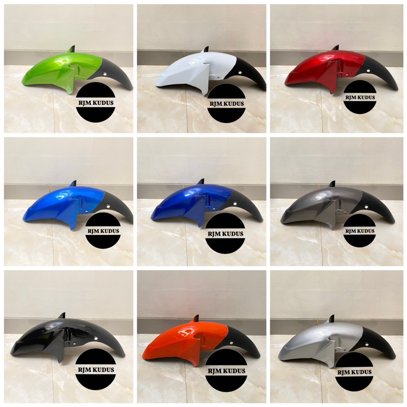 PUTIH MERAH HIJAU HITAM Old jupiter mx front fender fender 2005 2006 ...