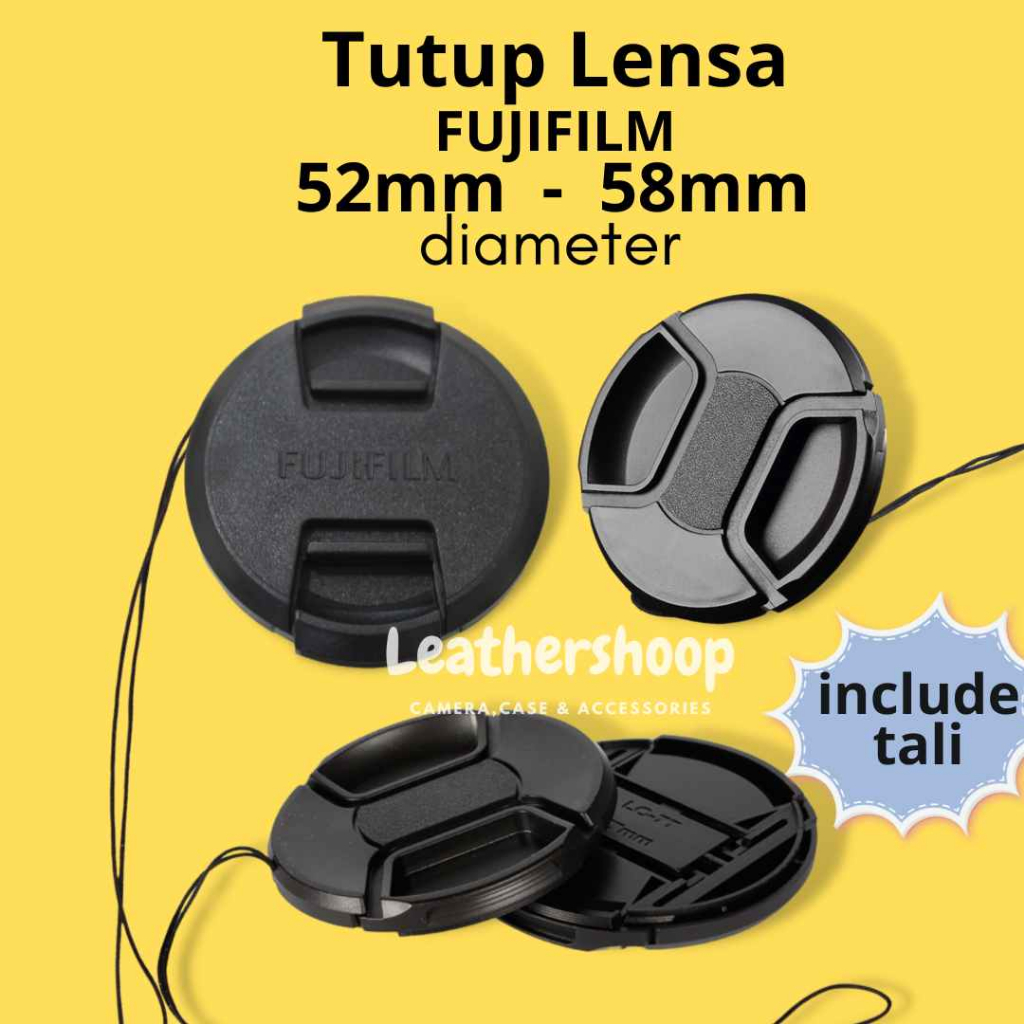 Fujifilm Lens Cap diameter 58mm 52mm Lens Cap Fuji | Shopee Malaysia