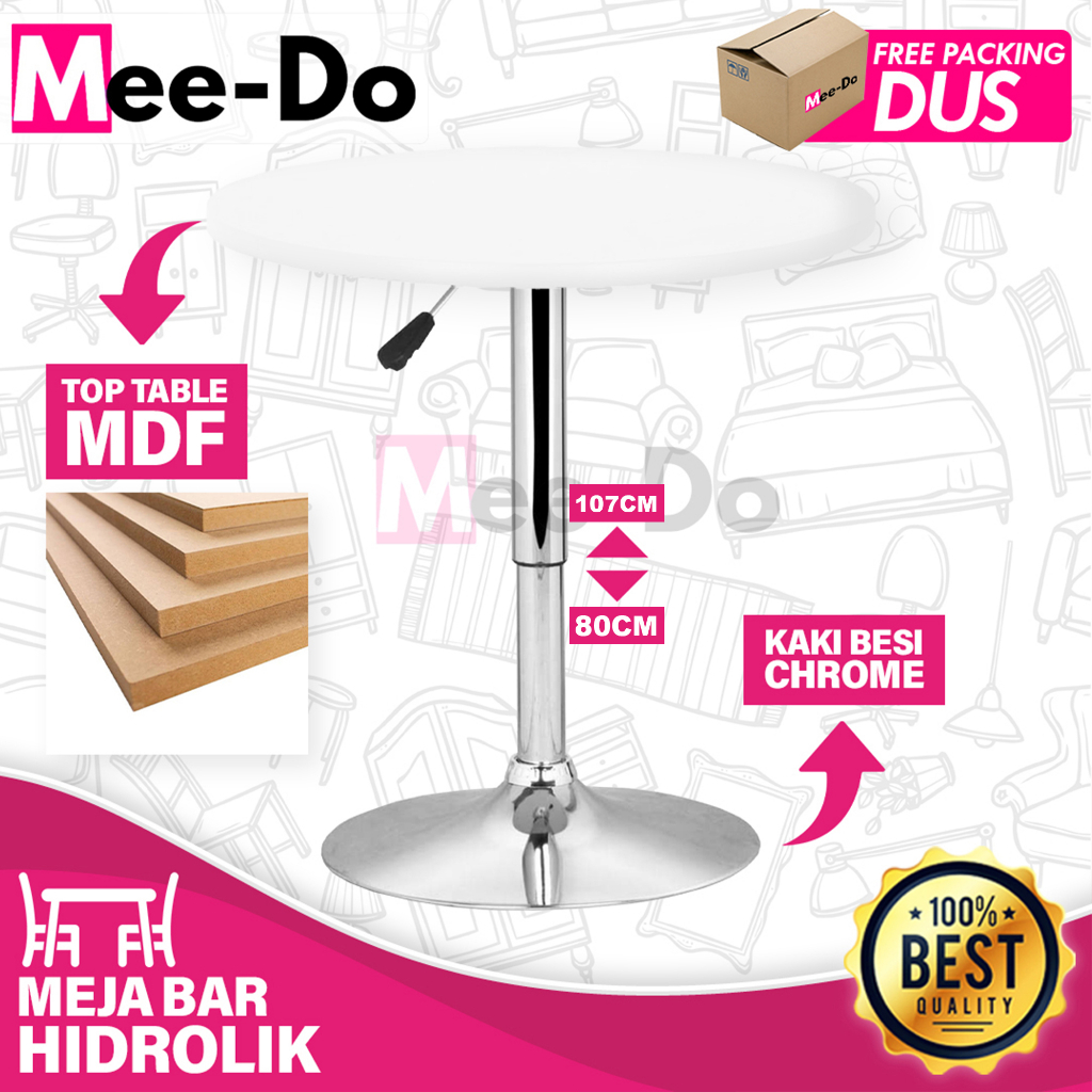 Cafe Mee Do Bar Table Round Minimalist Hydraulic Terrace Dining ...