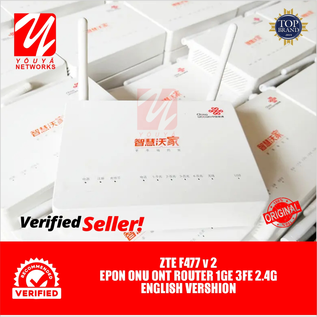 Modem ZTE F477V2 EPON ONU Without Adapter | Shopee Malaysia