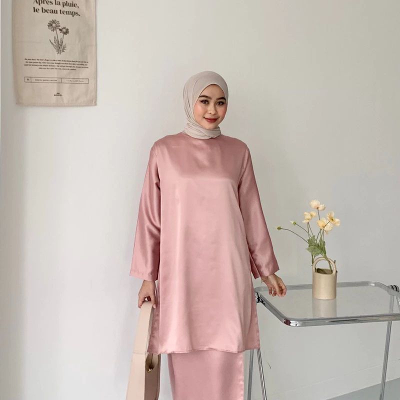 Inner Tunic satin/inner satin/ inner Cuff/ inner Long Sleeve/ inner ...