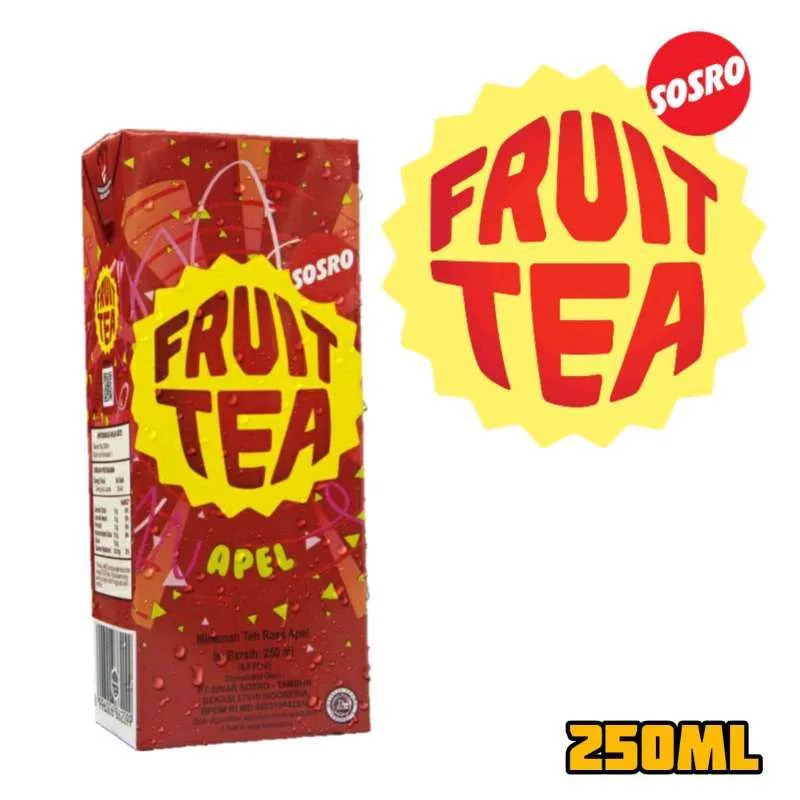 Sosro Fruit Tea Apple Box 250 ml Per Pcs | Shopee Malaysia