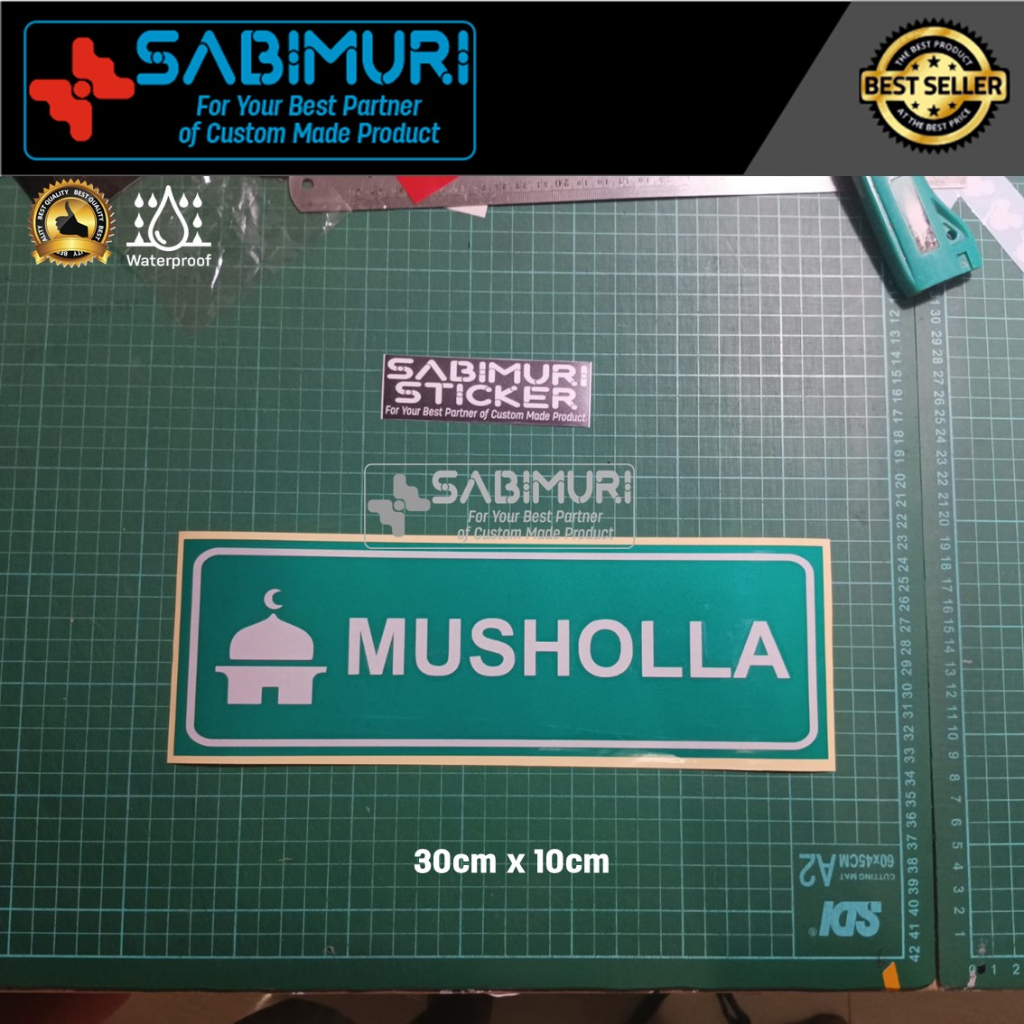 Cutting Sticker Sign Board 30cm x 10cm | Shopee Malaysia