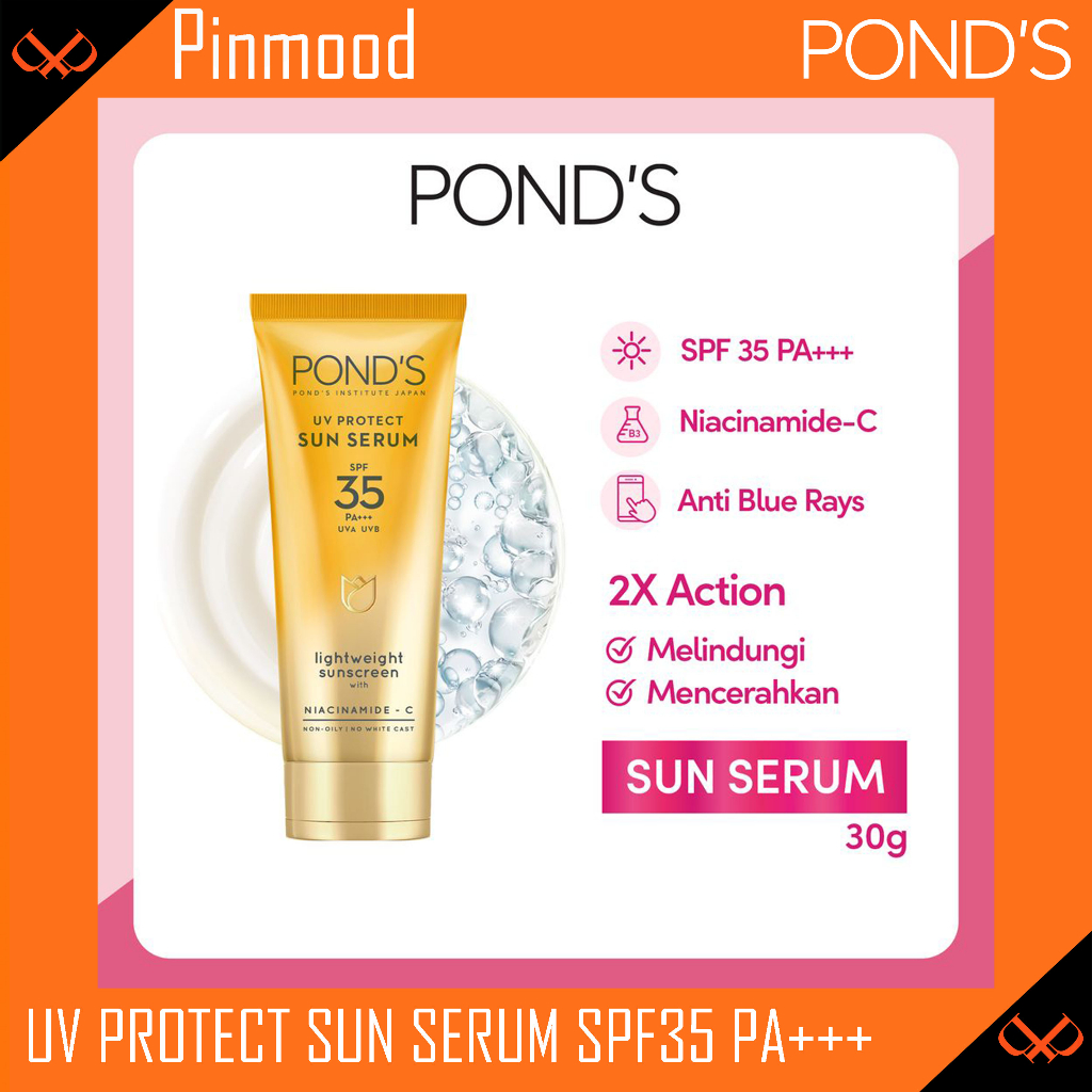 Ponds UV PROTECT SUN SERUM SPF35 PA+++ [30G] - SUNSCREEN UVA UVB ...