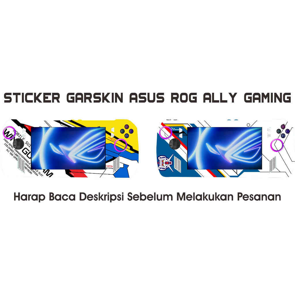 Garskin Asus ROG Ally gaming Sticker ROG gaming Sticker | Shopee Malaysia
