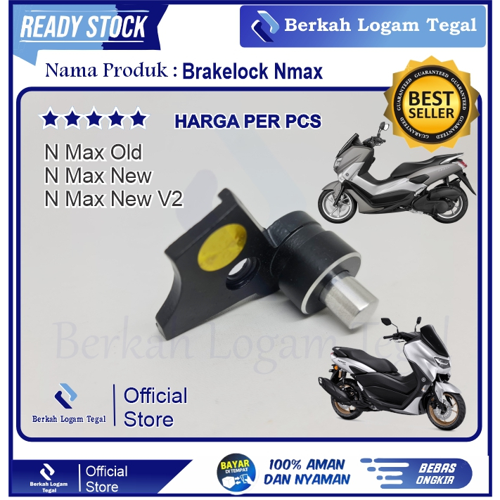 Nmax Brake Lock parking Lock Breaklock Nmax Brake Lock old and new ...