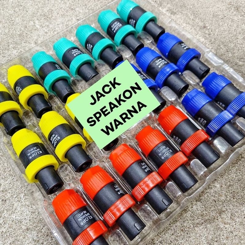 1pcs Jack Speakon Male NL4FC Jack Spikon 4 Pin Color KLOP | Shopee Malaysia