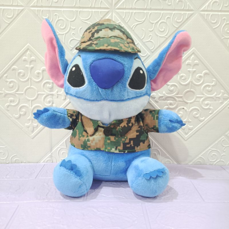 Lilo stitch dolls with army profession characters/ stitch army dolls ...