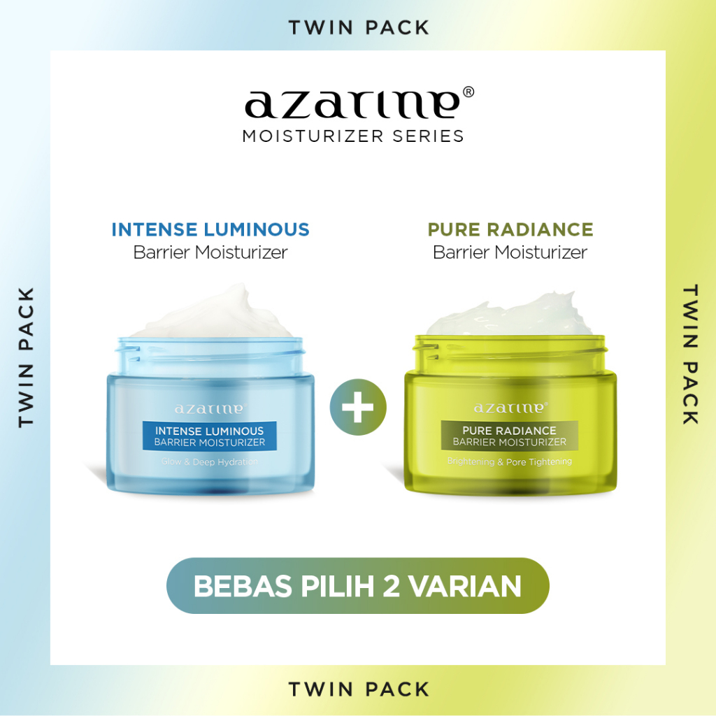 [Twin Pack] Azarine Barrier Moisturizer Series Face Moisturizer Cream ...