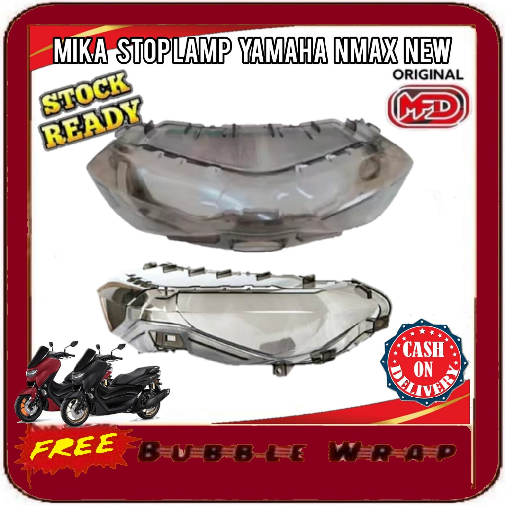 Mika rear stop lamp Yamaha All New Nmax 2020 2021 2022 2023 Smoke MFD ...