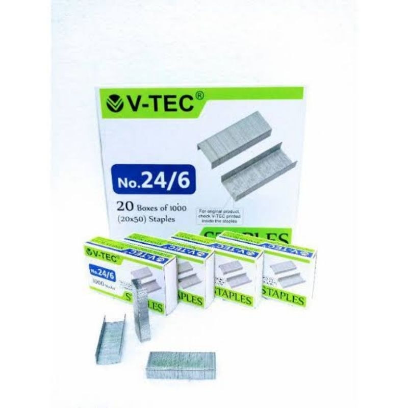 V-TEC Hectare contents no. 24/6 / Staples (1 small box) | Shopee Malaysia