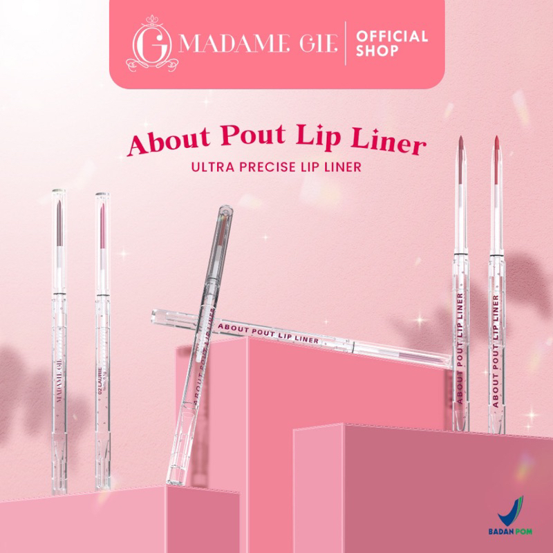 Original Madame Gie About Pout Lip Liner MadameGie Lip Ruler | Shopee ...
