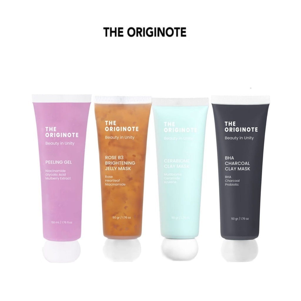 The ORIGINOTE Face Mask Rose Jelly | Charcoal BHA | Cerabiome | Peeling ...