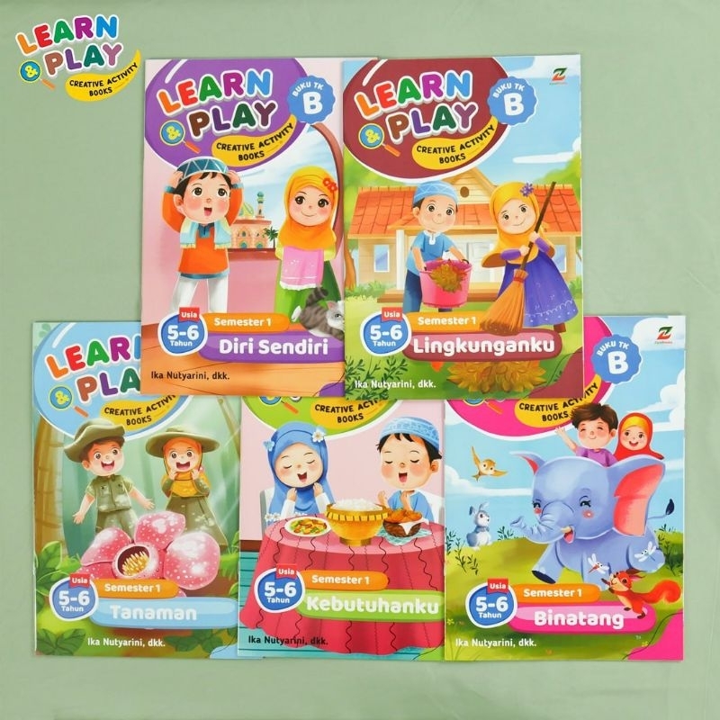 Learn AND PLAY PAUD PACKAGE BOOK TK A AND B ziyadbooks | Shopee Malaysia