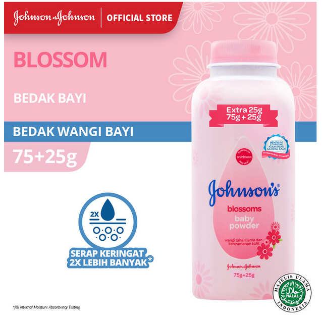 Johnsons Baby Bedtime Powder 75+25G | Shopee Malaysia