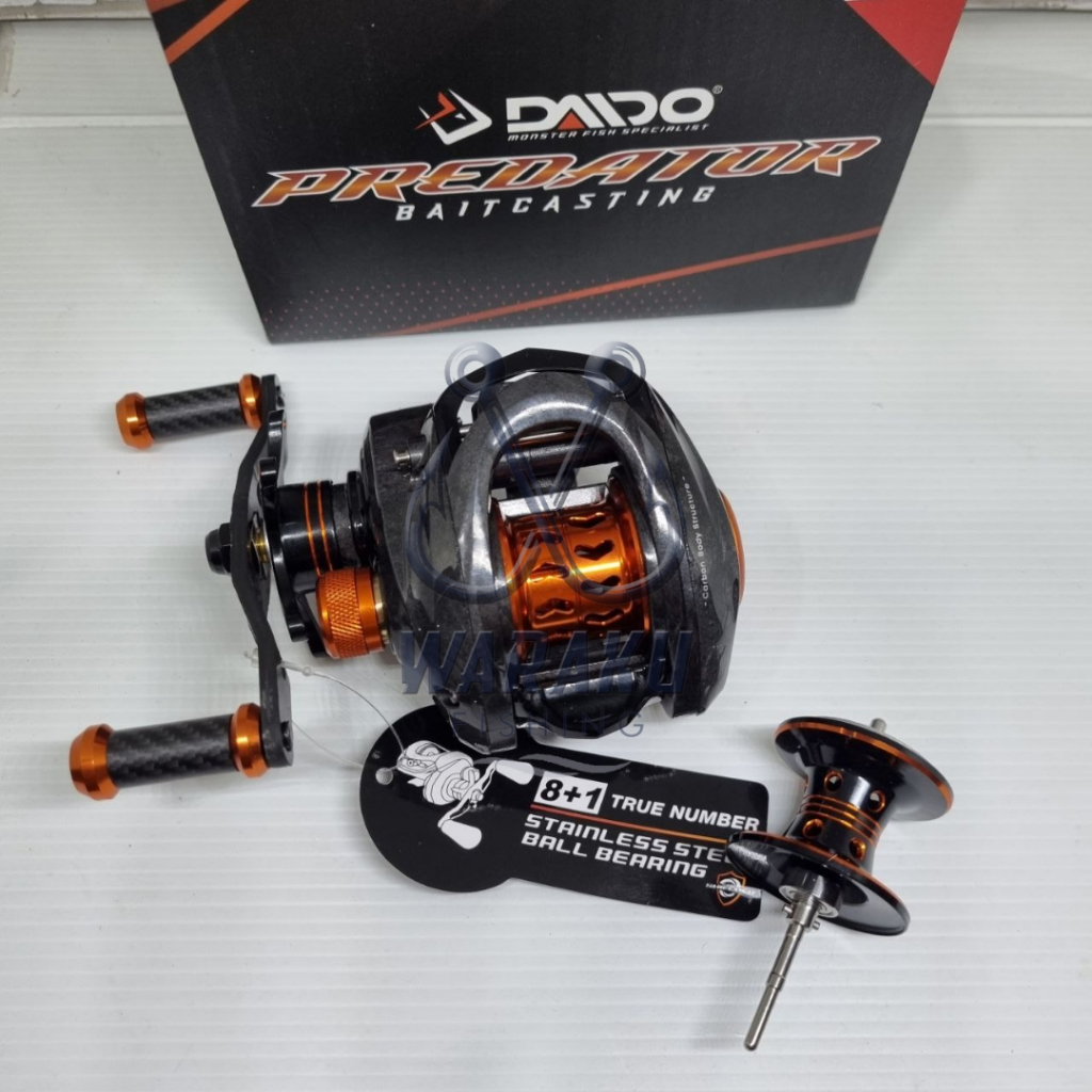 DAIDO PREDATOR Pro Series Baitcasting Reel (Double Spool) | Shopee Malaysia