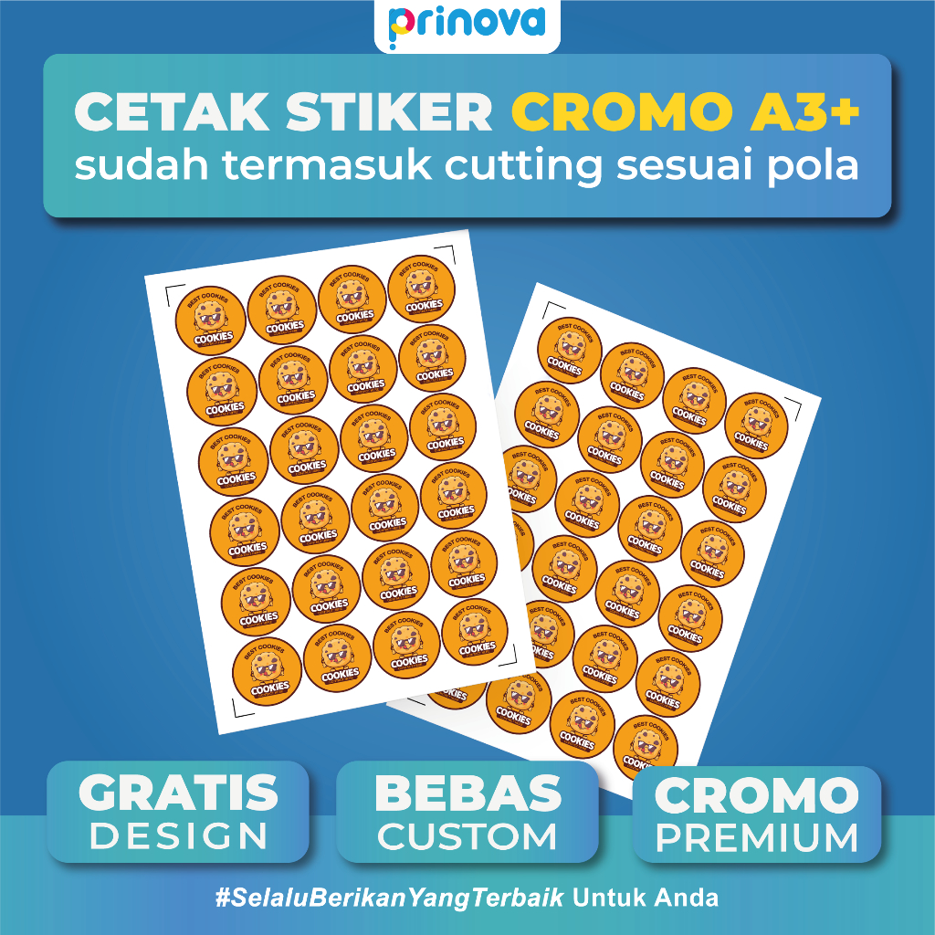 Print Cromo Cutting Custom Label Sticker A3 Size/Print Food Beverage ...