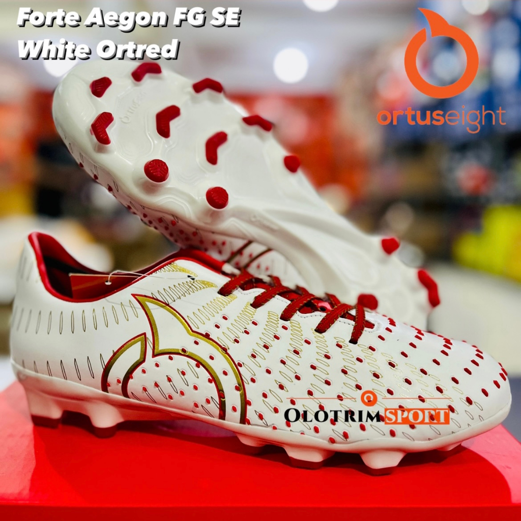 Original Ortus OrtusEight Forte AEGON FG SE White/Ortred Football Shoes ...