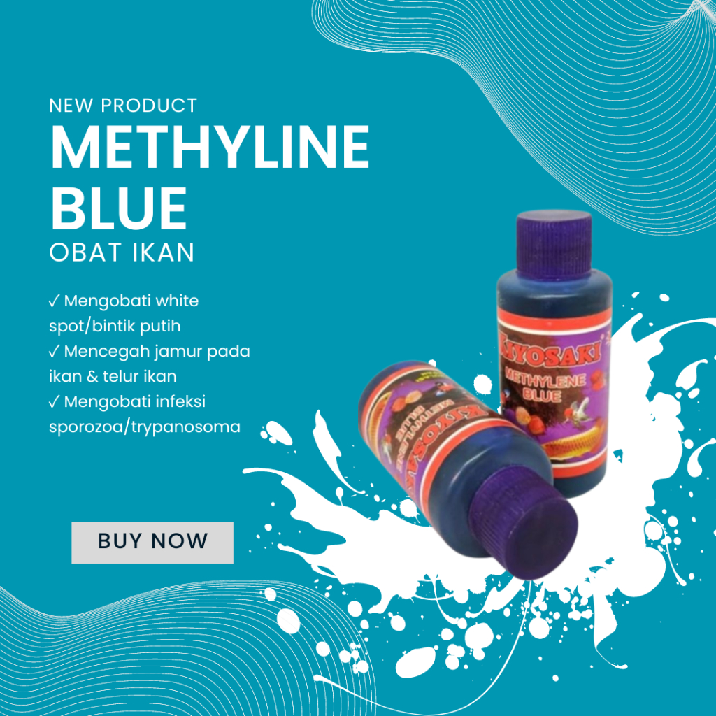 Methylene BLUE BLUE MEDICINE FISH FUNGUS MEDICINE 100 ML | Shopee Malaysia