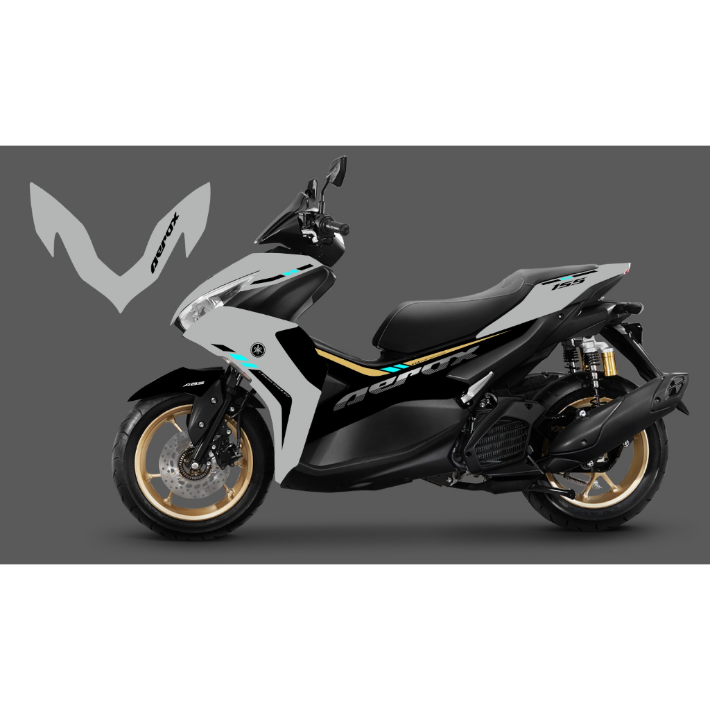 Transparent STRIPING COSTUM AEROX ALL NEW CONNECTED 155 VVA MALAYSIAN ...