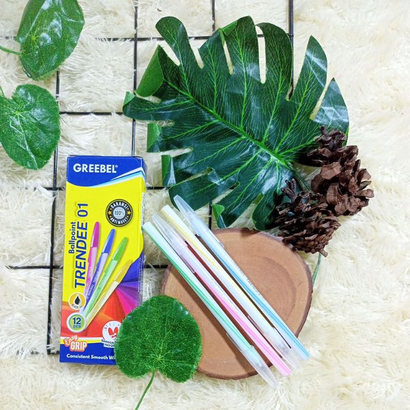 GREEBEL TRENDEE PEN 01 PACK (12PCS) | Shopee Malaysia