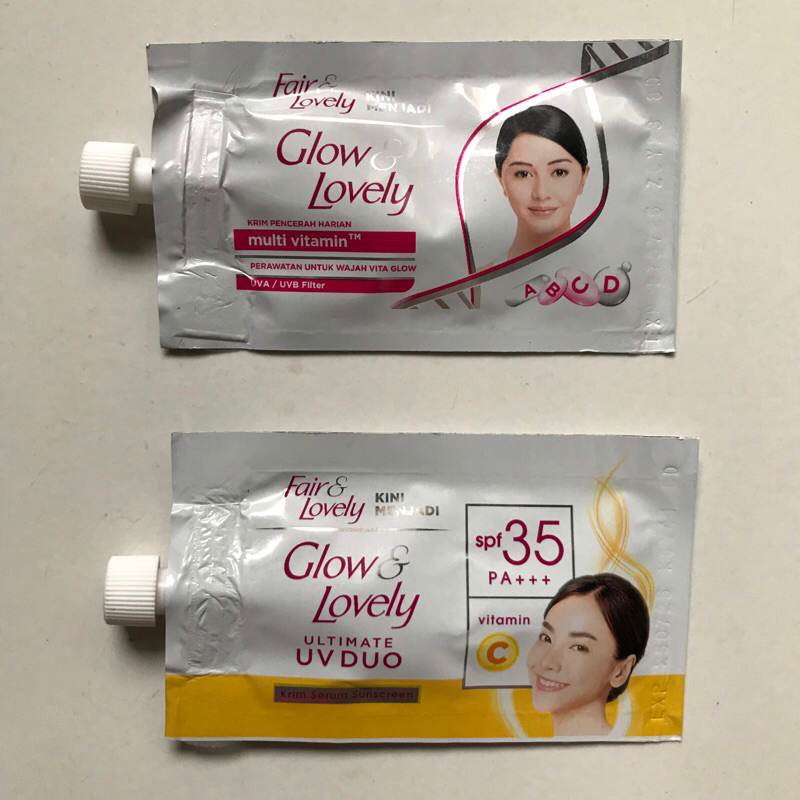 Fair & Lovely Ultimate UV Duo Multivitamin Facial Brightening Cream Glow Sachet | Shopee Malaysia