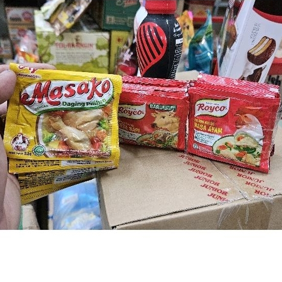 RTG 12 SACHET - MASAKO / ROYCO BEEF CHICKEN / MAGGI MAGIC RENTENG BROTH ...