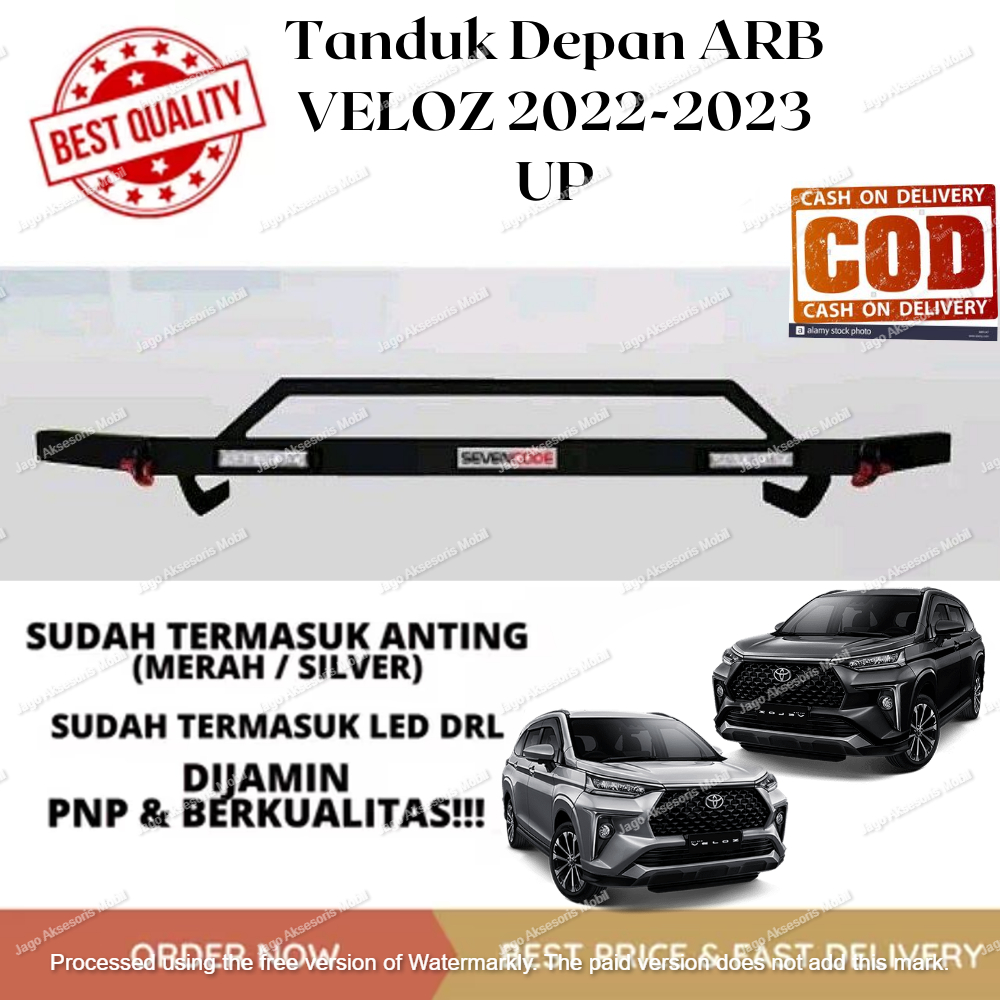 Horn TOWING Front Rear Iron BAR VELOZ Car Bumper Protector 2022-2023 UP ...