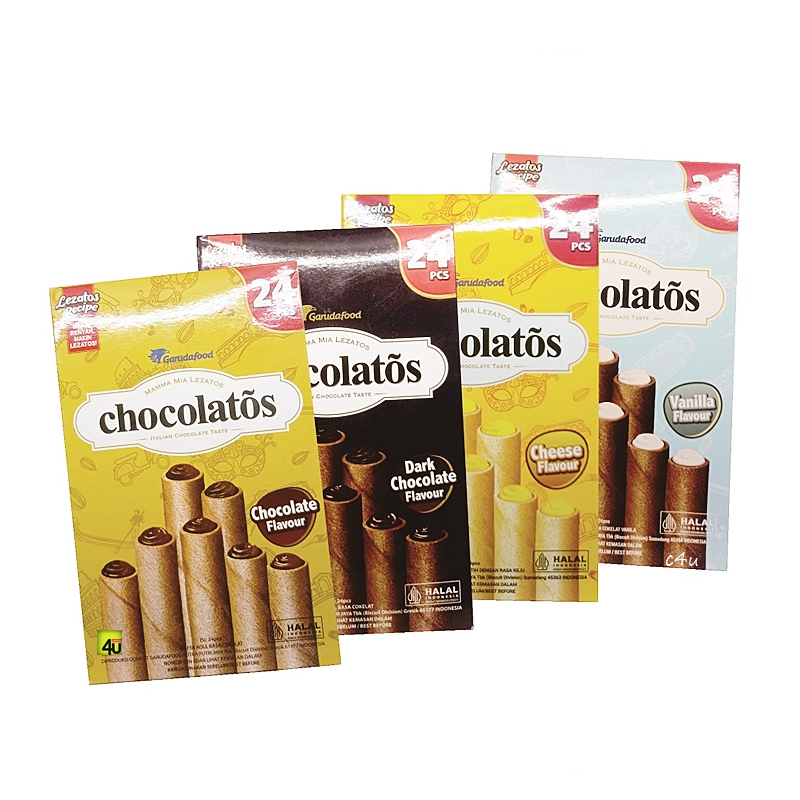 Chocolatos - LONG Wafer Roll - Contains 24 pcs | Shopee Malaysia
